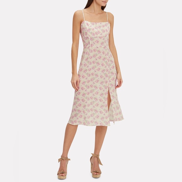 INTERMIX | Dresses | Intermix Olivia Printed Silk Dress | Poshmark